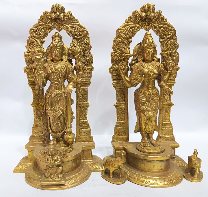 Highly Detailed Standing Laxmi Narayan Statue 24cm 3.750kg | Daraz.com.np