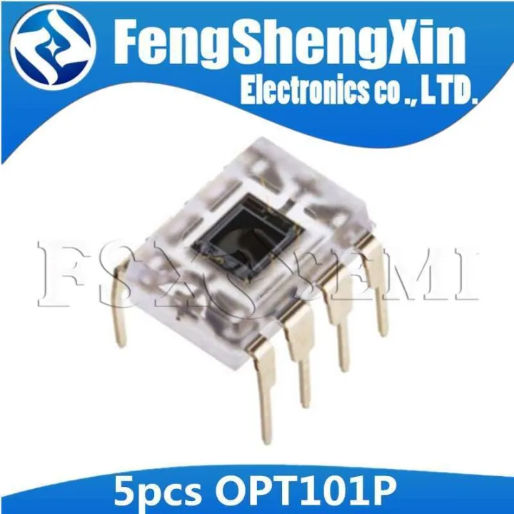 5 OPT101P DIP-8 OPT101 DIP Single-Chip Photodiode and Single-Supply ...