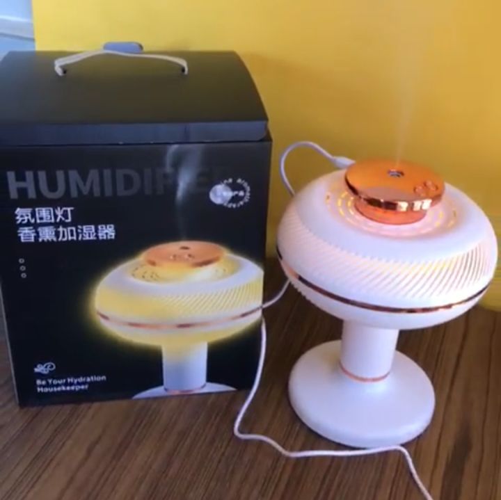 Atmosphere Lamp Aromatherapy Humidifier 900ml Tower Humidifier Minimal ...