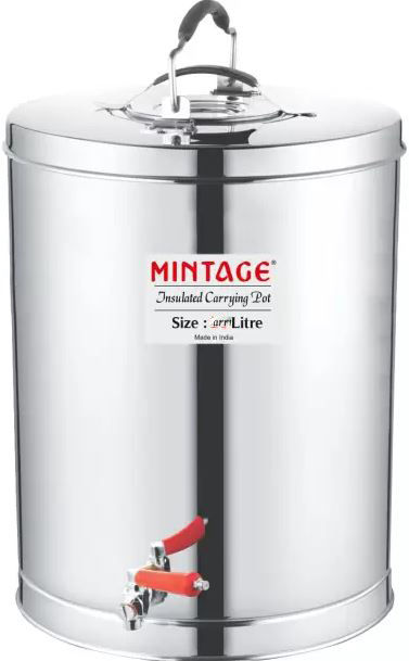 Mintage 100% Puff Insulated - 5 Liter Steel Tea Coffee & Sugar ...