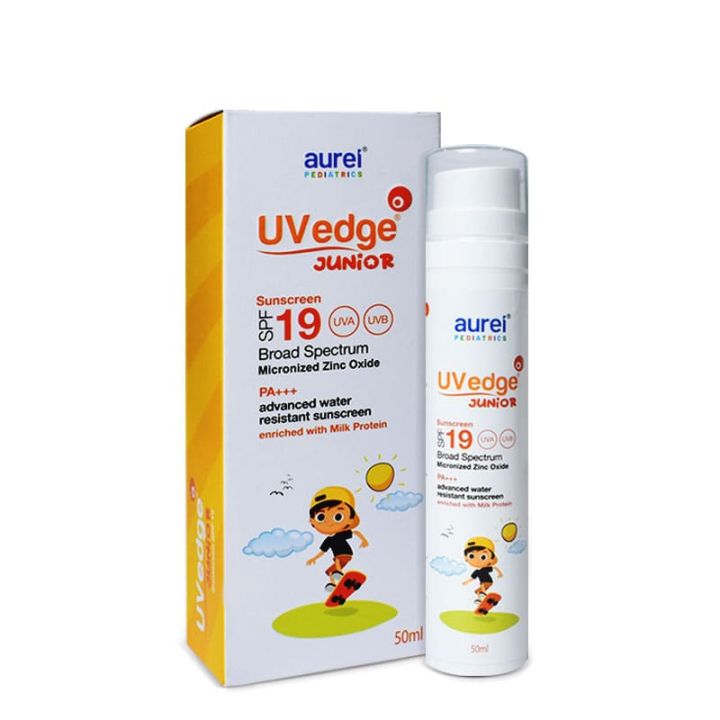 UVedge Junior SPF 19 Sunscreen Lotion, 50ml | Mineral Zinc Oxide ...