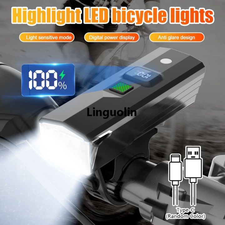Linguolin Fashion 2025 NEW Bright Bicycle Light LED Front MTB Mountain ...
