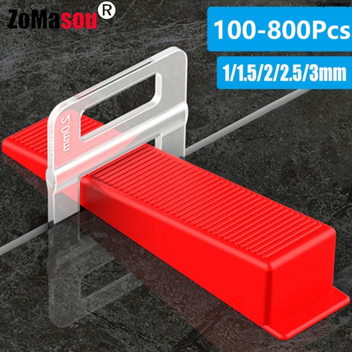 QiyuanshopProfesional 100-800PCS Floor Tile Leveling System Clips ...