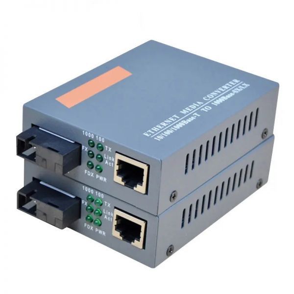 NetLink Gigabit Fiber Optical Media Converter | Pair 1000Mbps | Model ...