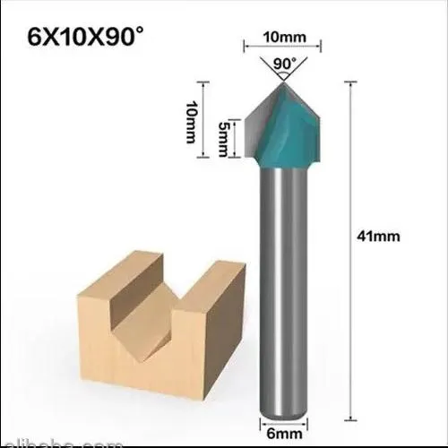 V-Router Bits 6x10x90⁰ | Daraz.com.np
