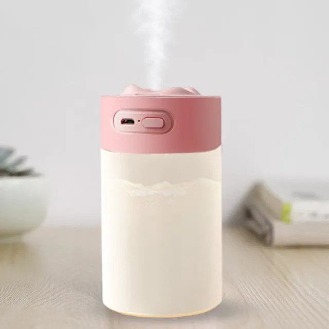 Ultrasonic Humidifier 300ml For Home Office Car Night Light LED | Daraz ...