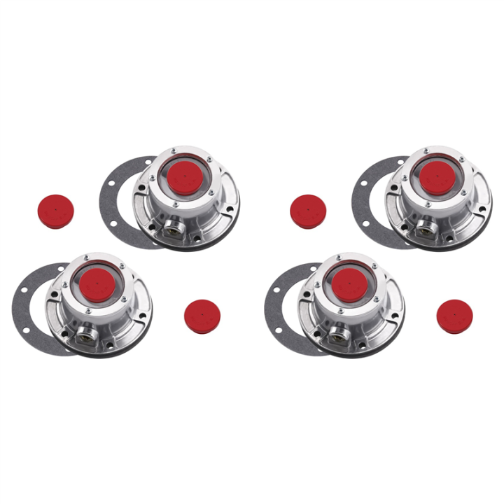 JINMY 343-4024 Trailer Hub Caps for Stemco,Aluminum Hub Cap for Trailer ...