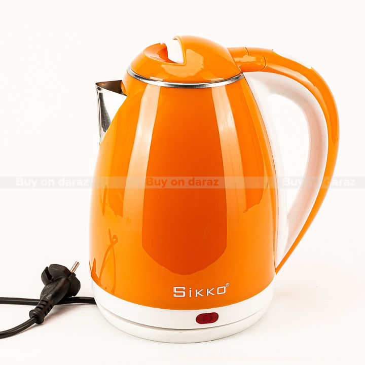 Sikko Orange Electric Kettle , 2 Ltr | Daraz.com.np