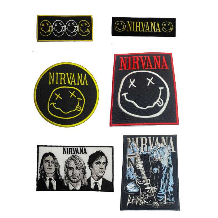 Premium Quality Metal band Nirvana Clothes Patch | Daraz.com.np