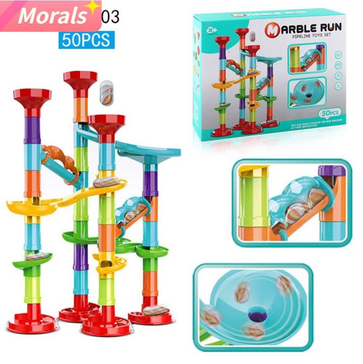 【ETOP】 113/93/50/45 Pcs set DIY Marble construction TIK TOK hot Puzzle ...