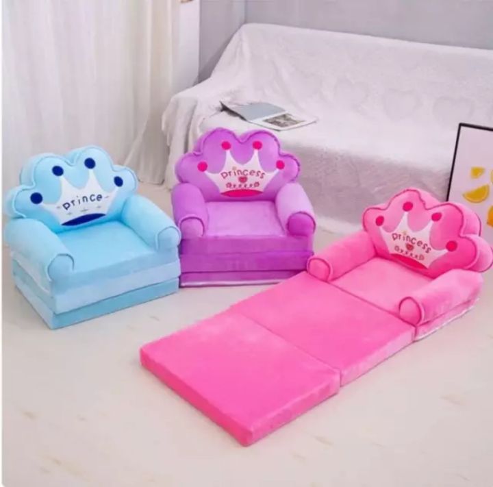 Kids Zone - Baby 3 Layer Multipurpose Comfortable Sitting Sofa With Bed ...