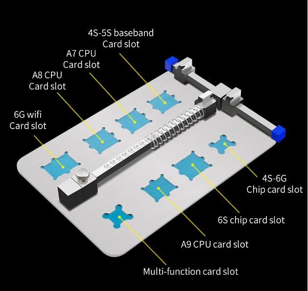 PCB Holder Stand | Universal PCB Repair Kit | Adjustable CPU Repair Set ...
