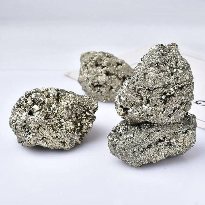 Raw Pyrite Geode Crystal Cluster 1 Pc 100% Original | Money Magnet ...