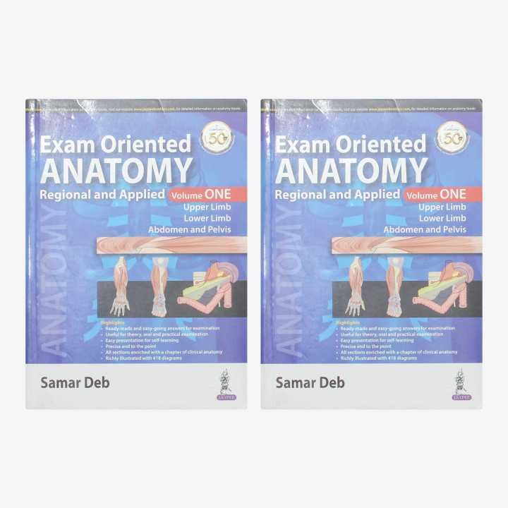 Exam Oriented Anatomy: Regional And Applied Vol 1 & 2( 2020)1st Edition ...