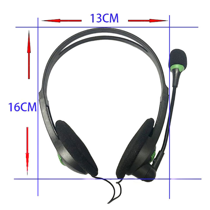 3.5mm Wired Headphones Universal Headset With Microphone Noise ...