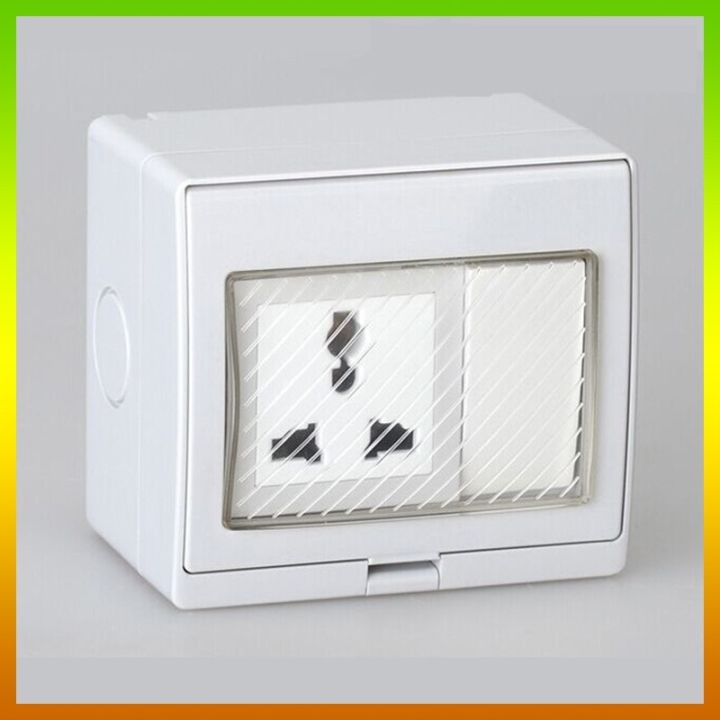 Outdoor Switch Socket Power Point Plug Waterproof Switch Box 15A ...