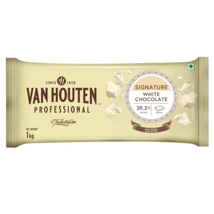 Bakers' Creation Van Houten Professional White Chocolate Blocks (White ...