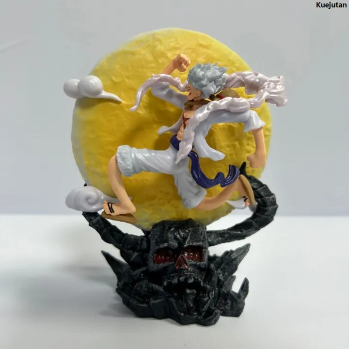 Kuejutan2025 New 15CM One Piece Moon Nika Monkey D.Luffy Anime Figure ...