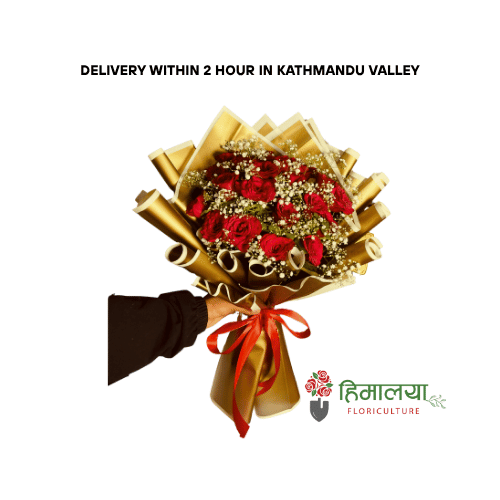 Resplendent Red Rose Bouquet | Daraz.com.np