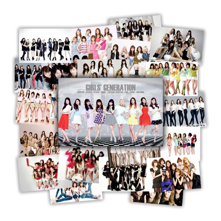 KYVOR Girls Generation Collectible Sticker Pack of 25pcs (9cm x 6cm ...