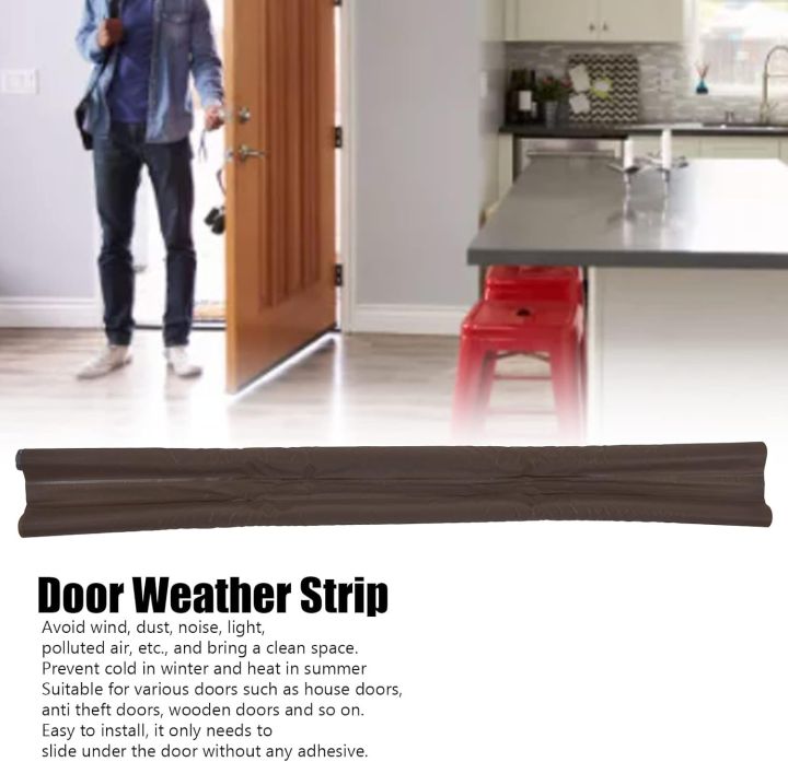 Door Bottom Sealing Strip Guard Sealer Stopper Weatherstrip Sound ...