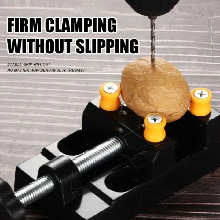 Table Vice Adjustable Flat Clamp Tight Machining Practical Mini Drill ...