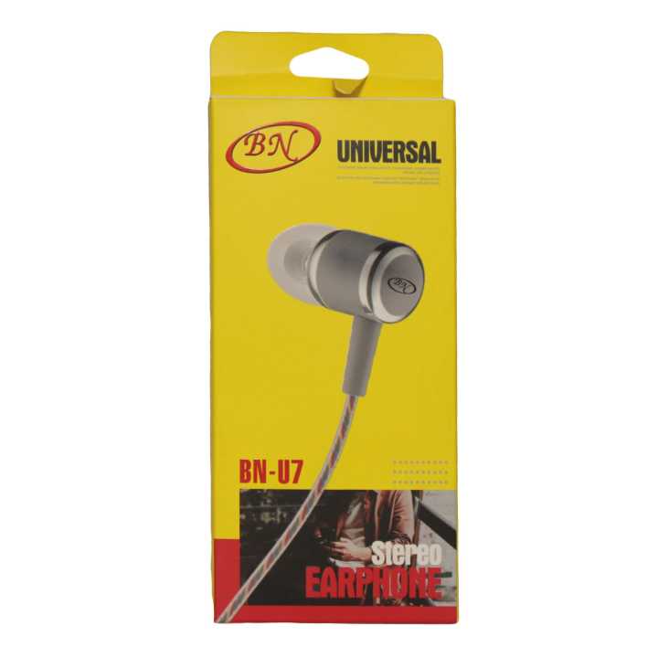 BN Universal Stereo Earphone BN-U7 | Daraz.com.np