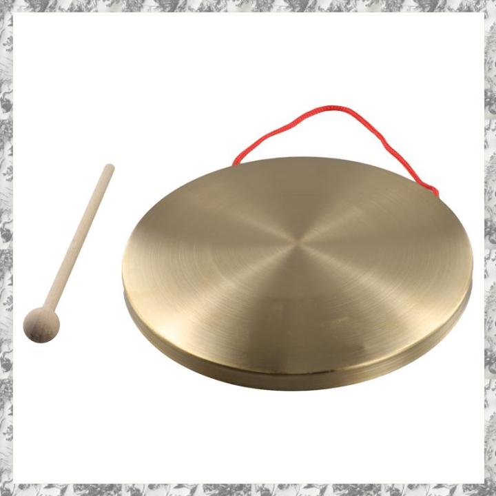 CGearuppt 22cm Hand Gong Brass Copper Chapel Opera Percussion with ...