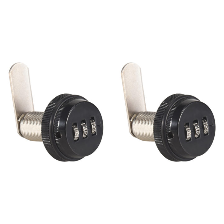 2X 3 Digit Combination Cam Lock 30mm Keyless Password Lock Mailbox ...
