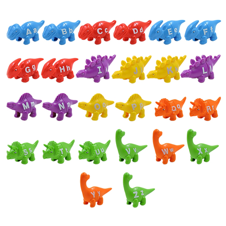 Alphabet Dinosaur Learning Toy Fine Motor Skills Toys Preschool ...