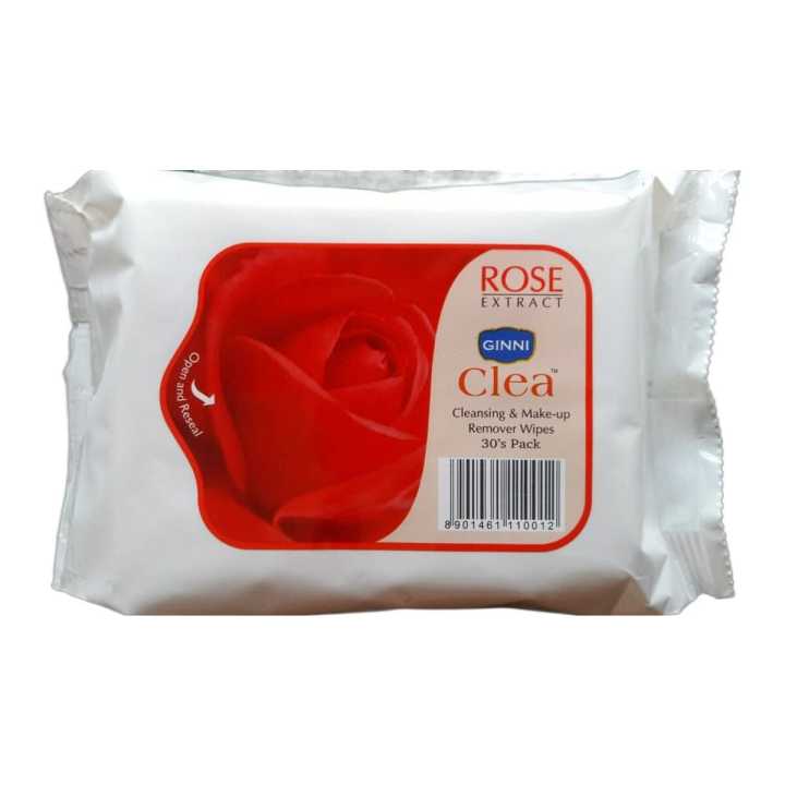 Ginni Clea Face Wipes Rose 30 Pcs | Daraz.com.np