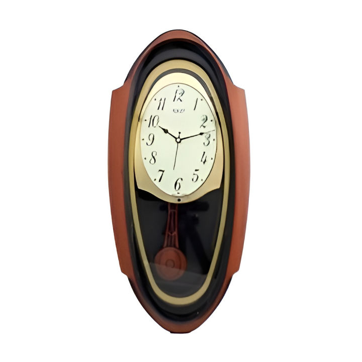 New Attractive Model Oval Shape Numbering Dial Pendulum Function Wall ...