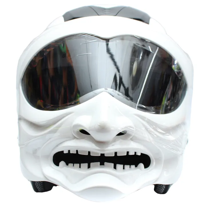 Marushin Skull Hybrid Full Helmet Double Visor | Daraz.com.np