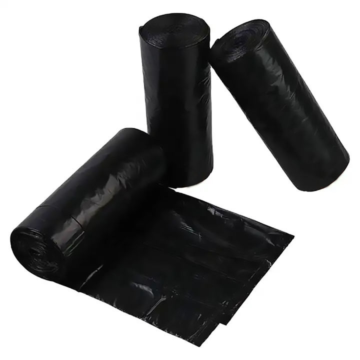 Disposable Garbage Dustbin Plastic Bags 30 Pieces Roll For Throwing ...