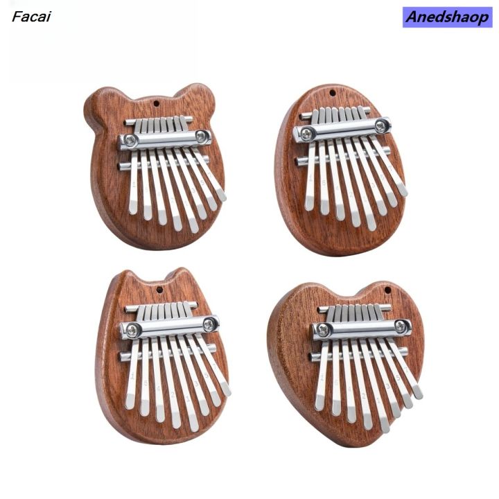 Facai Mini Kalimba 8 Key Thumb Piano 1 Pack Water Drop Style 【2025 ...