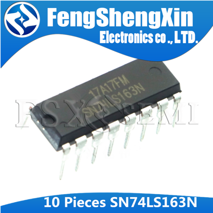 10pcs/lot SN74LS163N SN74LS163AN SN74LS163 74LS163 HD74LS163P DIP-16 ...