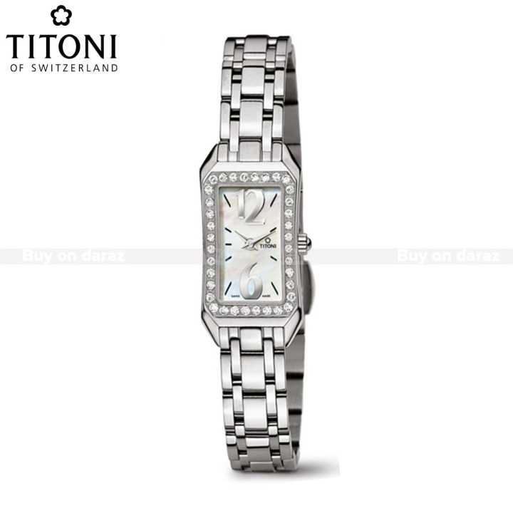 Titoni Quartz Watches For Women Tq-42923-Sdb-028 - Swiss Made | Daraz ...