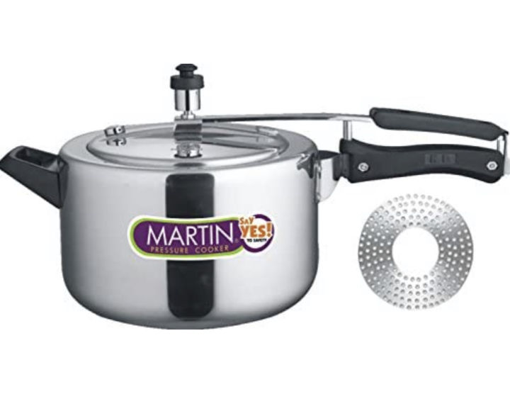 Martin Aluminium Induction Based Pressure Cooker - 5 Ltr | Daraz.com.np