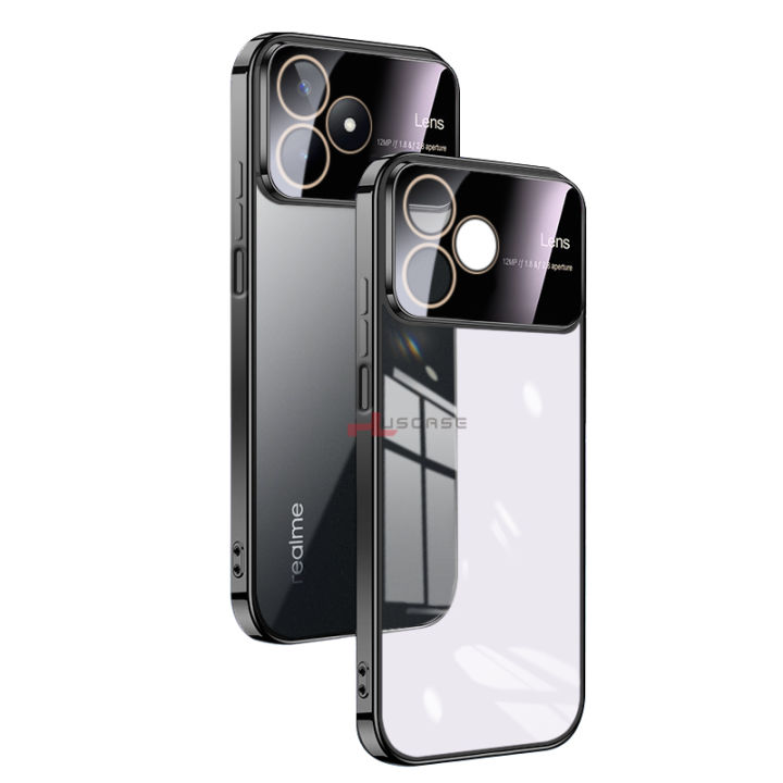 PlusCase for Realme C51 C53 Note 50 Narzo N53 Crystal Clear Case ...