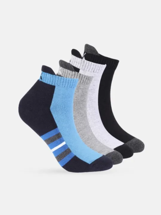 HRX by Hrithik Roshan Set of 4 Assorted Ankle Length Socks For Men ...