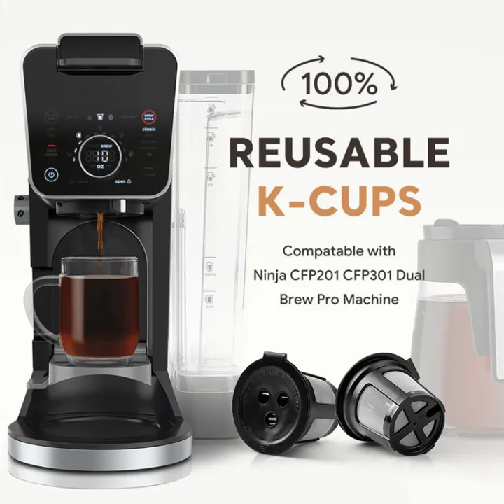 THE PACK IS COMPATIBLE WITH 100U, REUSABLE OUMERY CUPS CAN BE FILLED ...