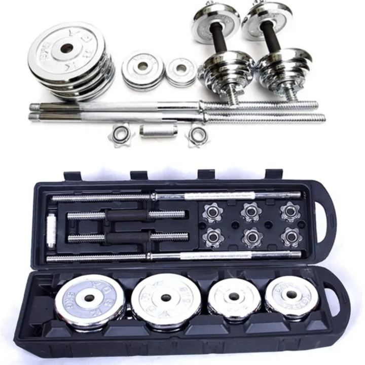 Spn'S York 50Kg Full Body Training Set – Adjustable Dumbbells with ...