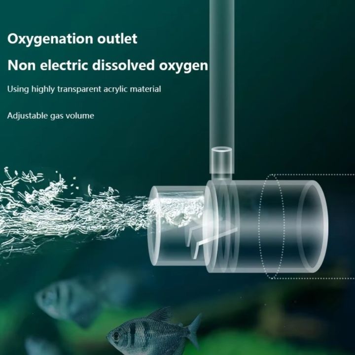 Gifts Acrylic Fish Tank Oxygenation Outlet Filter Non-electric Oxygen ...