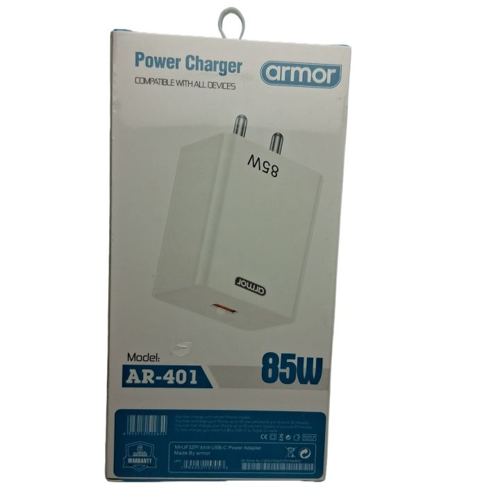 85 W Super Fast No Heating Type - C Charger ( Model - AR 401 ) | Daraz ...