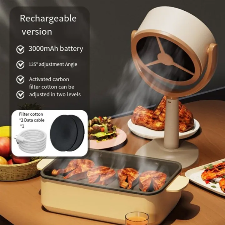 Range Hood Desktop Range Hood Small Desktop Suction Adsorption Oil ...