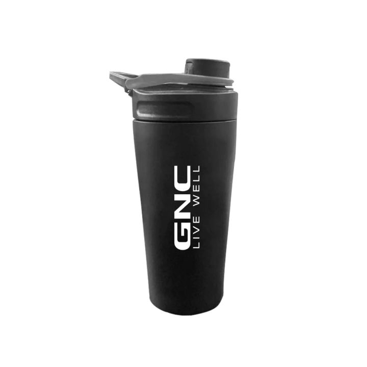 GNC Live Well Black Steel Shaker- 750 ml | Daraz.com.np