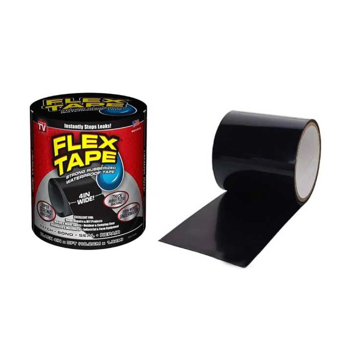 Instant Rubberized Adhesive Sealing Tape | Flex Tape For Any Surface ...