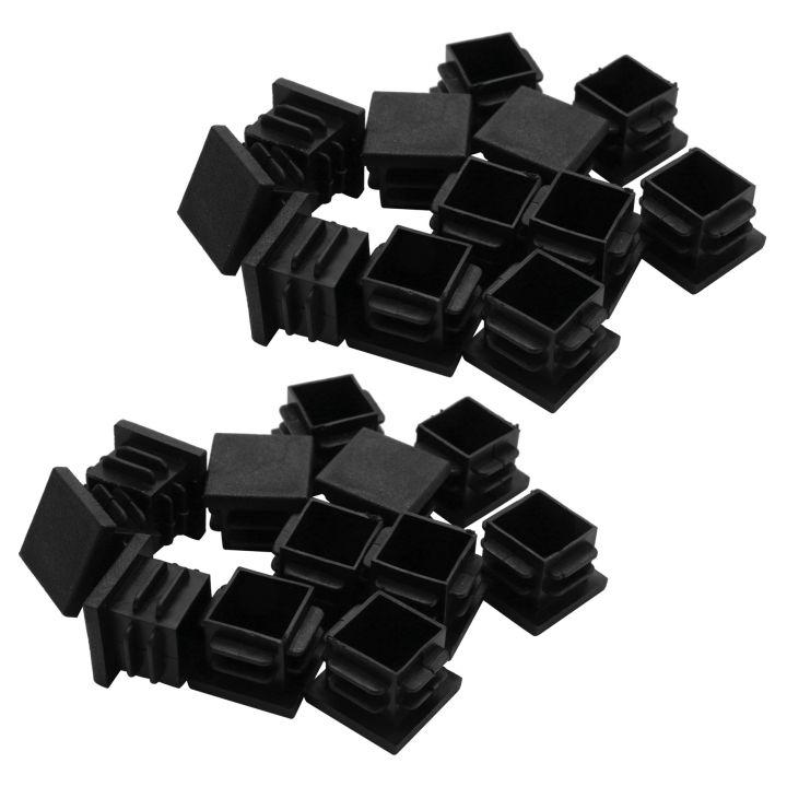 fasdaga 24 Pcs 19mm x 19mm Blanking End Caps Square Tubing Tube Insert ...