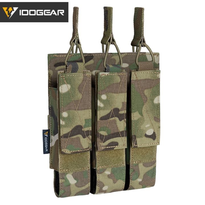IDOGEAR Tactical SMG Triple Magazine Pouch Kriss Mag Carrier MOLLE For ...