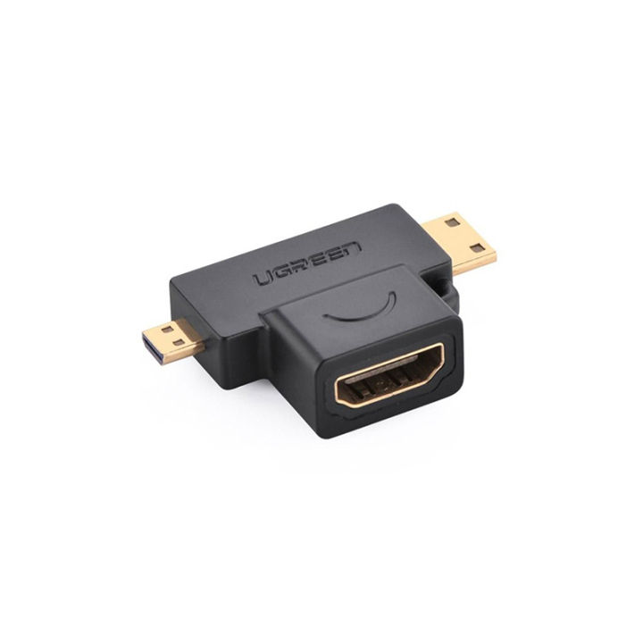 Micro HDMI + Mini HDMI Male to HDMI Female Adapter | Daraz.com.np